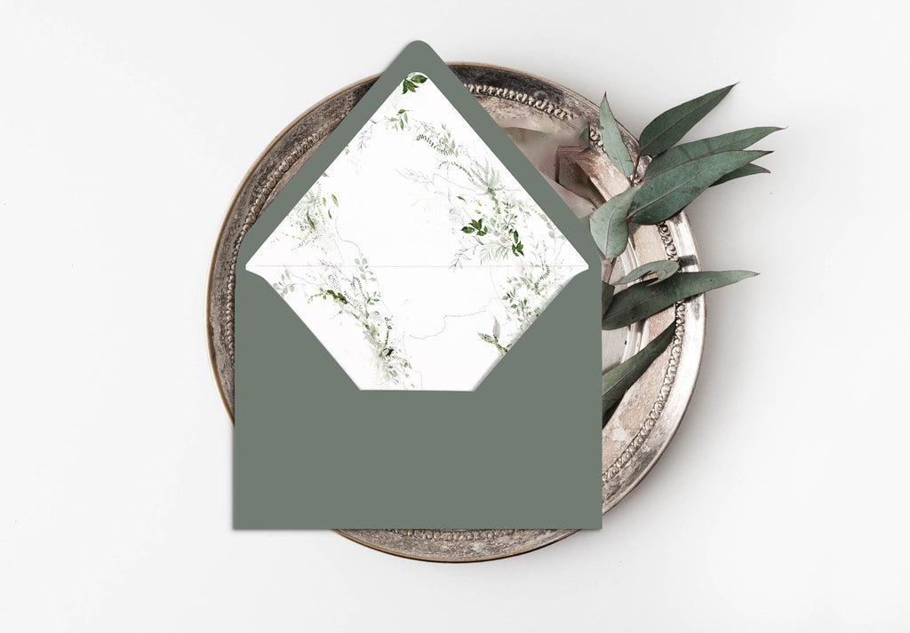 Instant Download, Wedding Invitation Envelope Liner, Printable Envelope ...