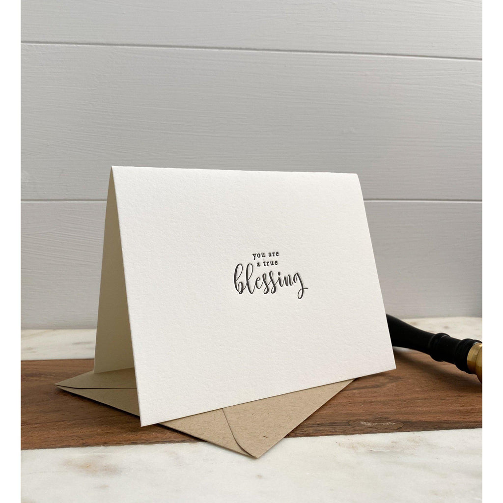 You are a True Blessing | Greeting Card - Cotton Willow Design Co.